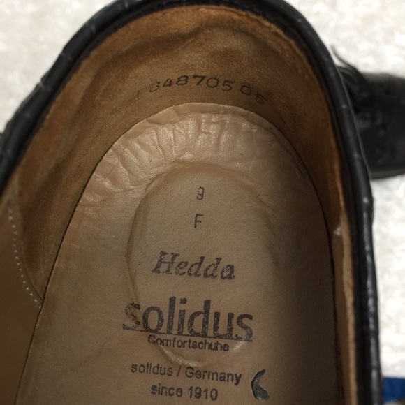 Solidus | Shoes | Solidus Hedda Comfort Black Leather Shoes Z88 | Poshmark